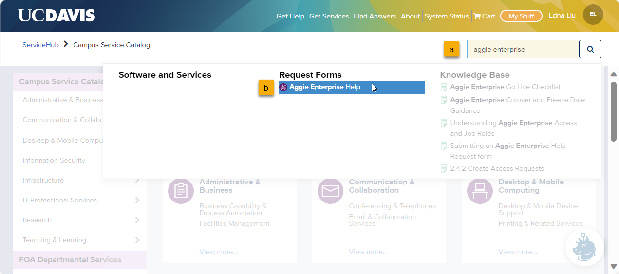 Knowledge Base - ServiceHub