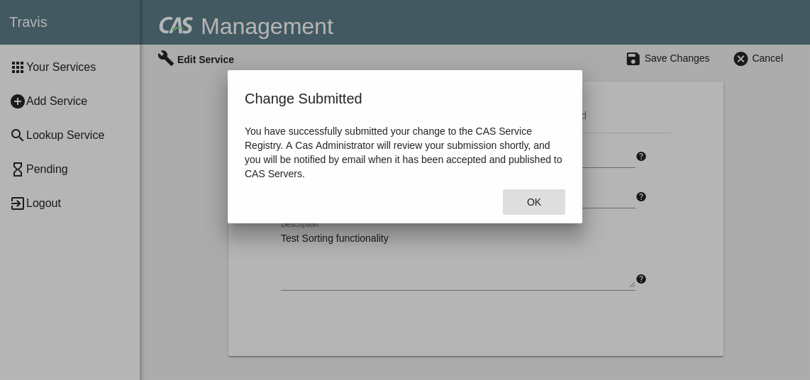 CAS Service Registry - ServiceHub