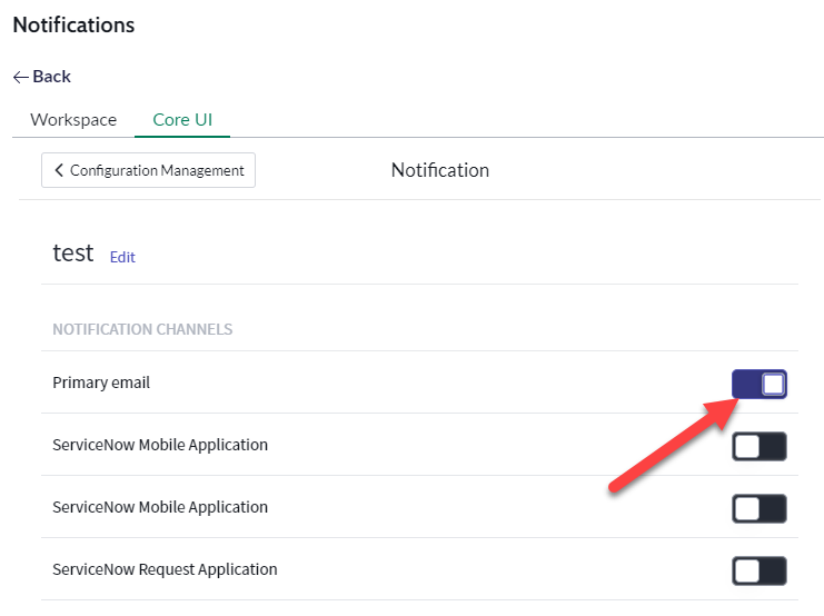 ServiceNow Personal Notifications - ServiceHub