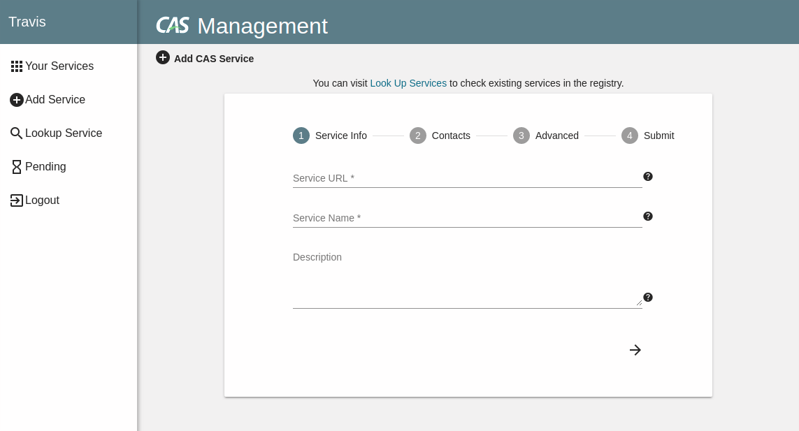 CAS Service Registry - ServiceHub
