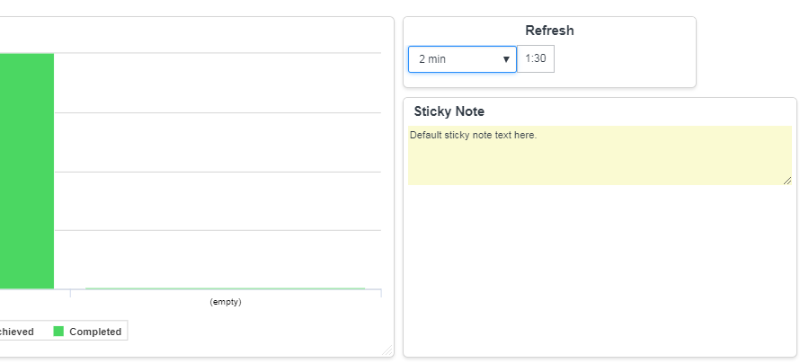 How do I set my dashboard to auto refresh? - ServiceHub