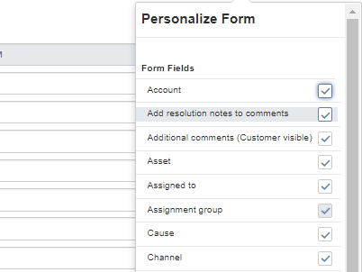 Personalized forms in ServiceNow - ServiceHub